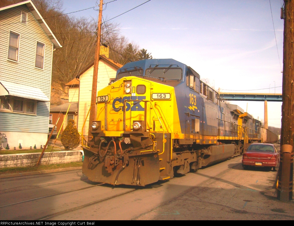 CSX 163, streetrunning (2)